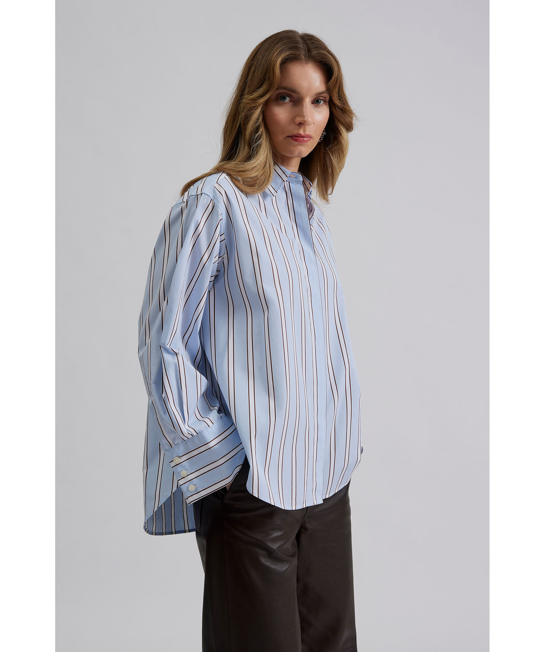 Handla Classic poplin shirt, Blå hos bestofbrands.com | 3066559-3060