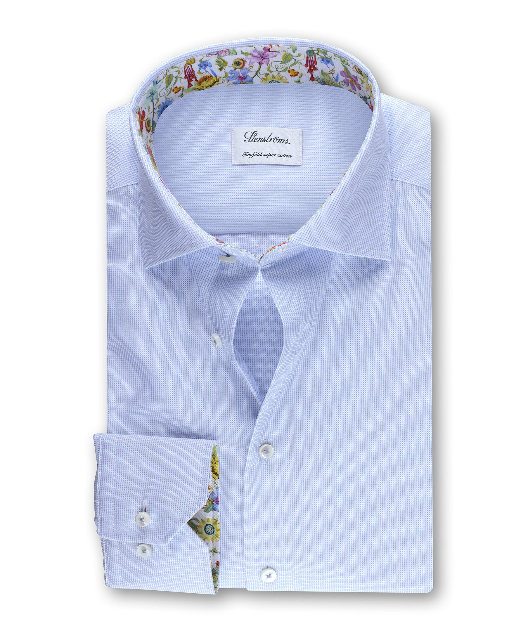 Handla Fitted Body Contrast, Ljusblå hos bestofbrands.com | 6847510507-100